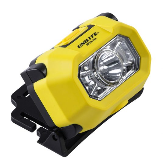 Atex-H2 LED Unilite Head Torch (Zone 0) | Quality Lighting | Rockall Safety
